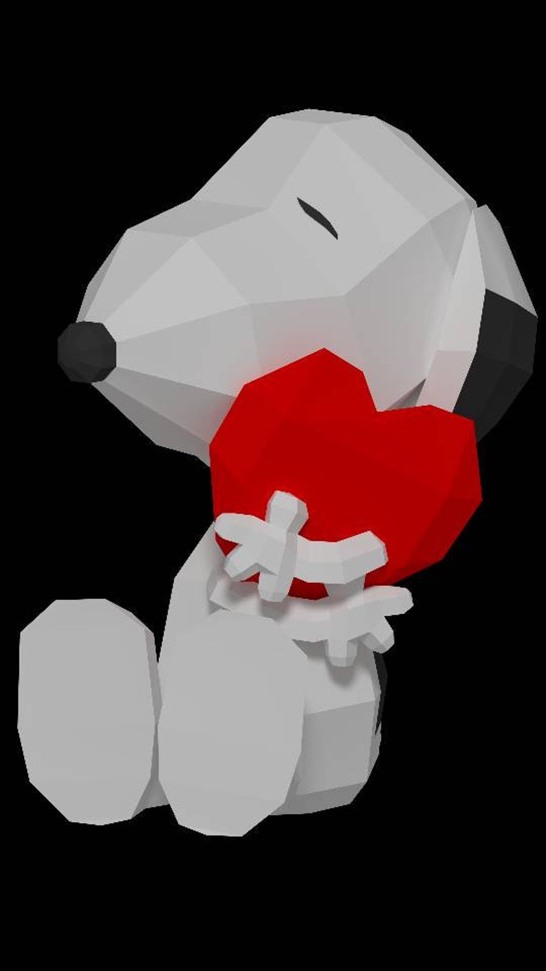 Snoopy Papercraft - Etsy