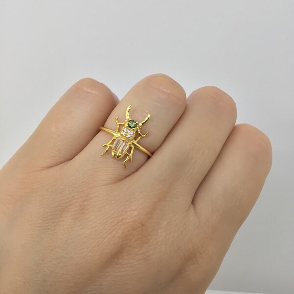 Beetle Ring - Etsy