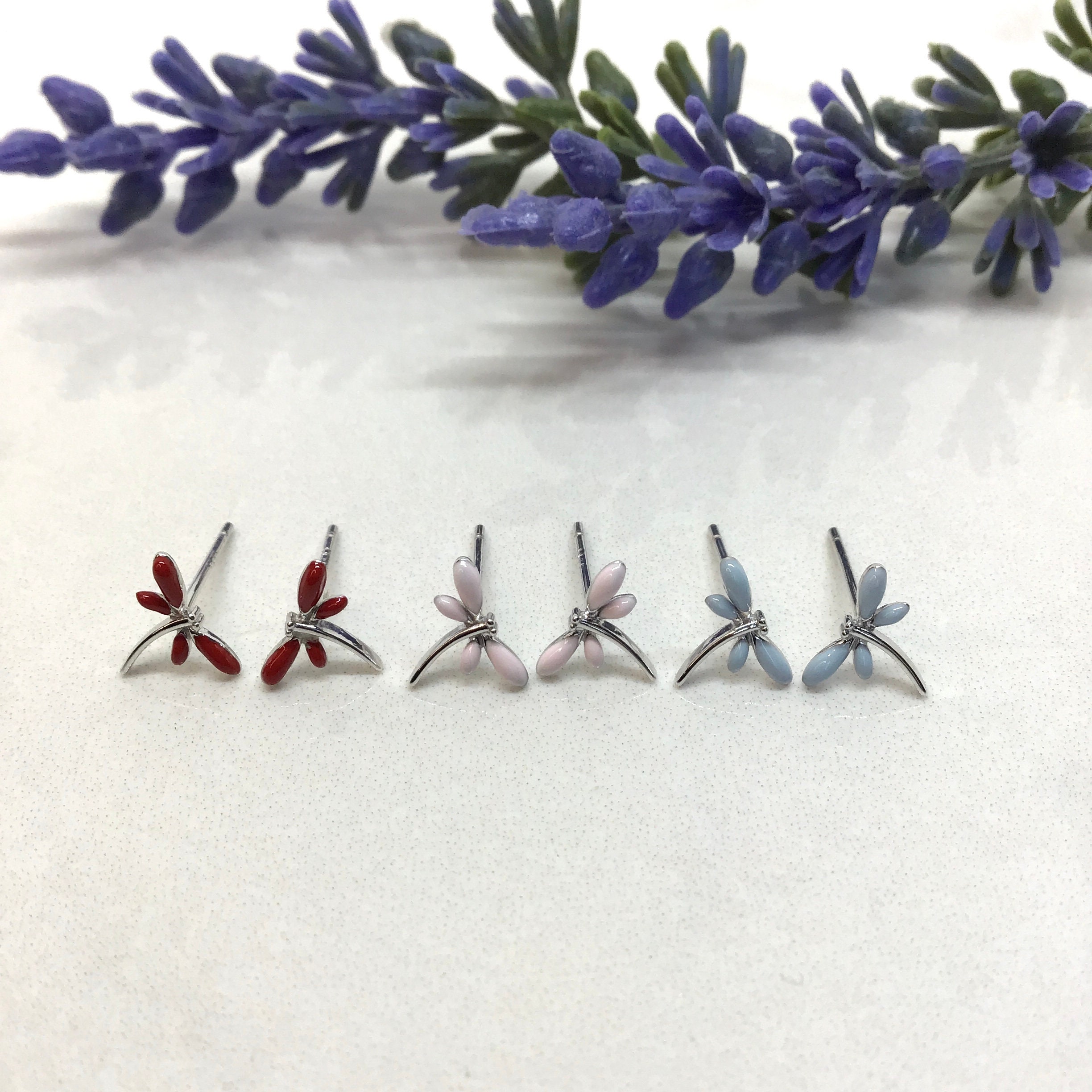 Dragonfly Stud Earrings Sterling SilverKids EarringsSmall | Etsy