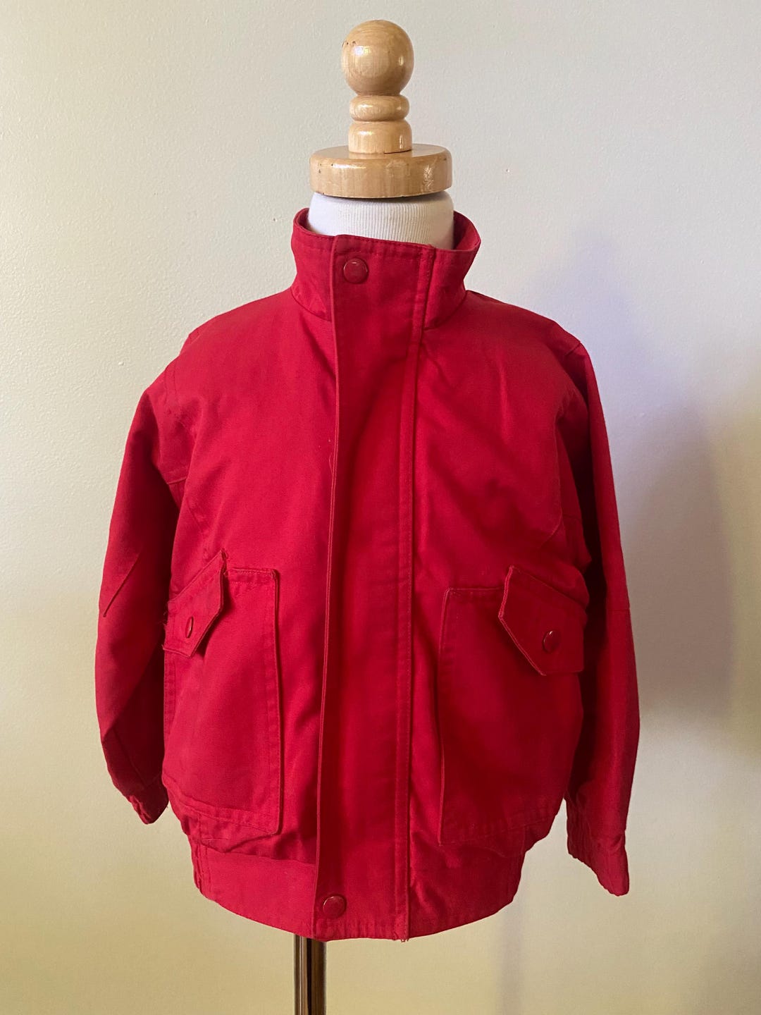 80s Vintage Kids Retro Cool Jacket/retro Workwear/utility Jacket ...