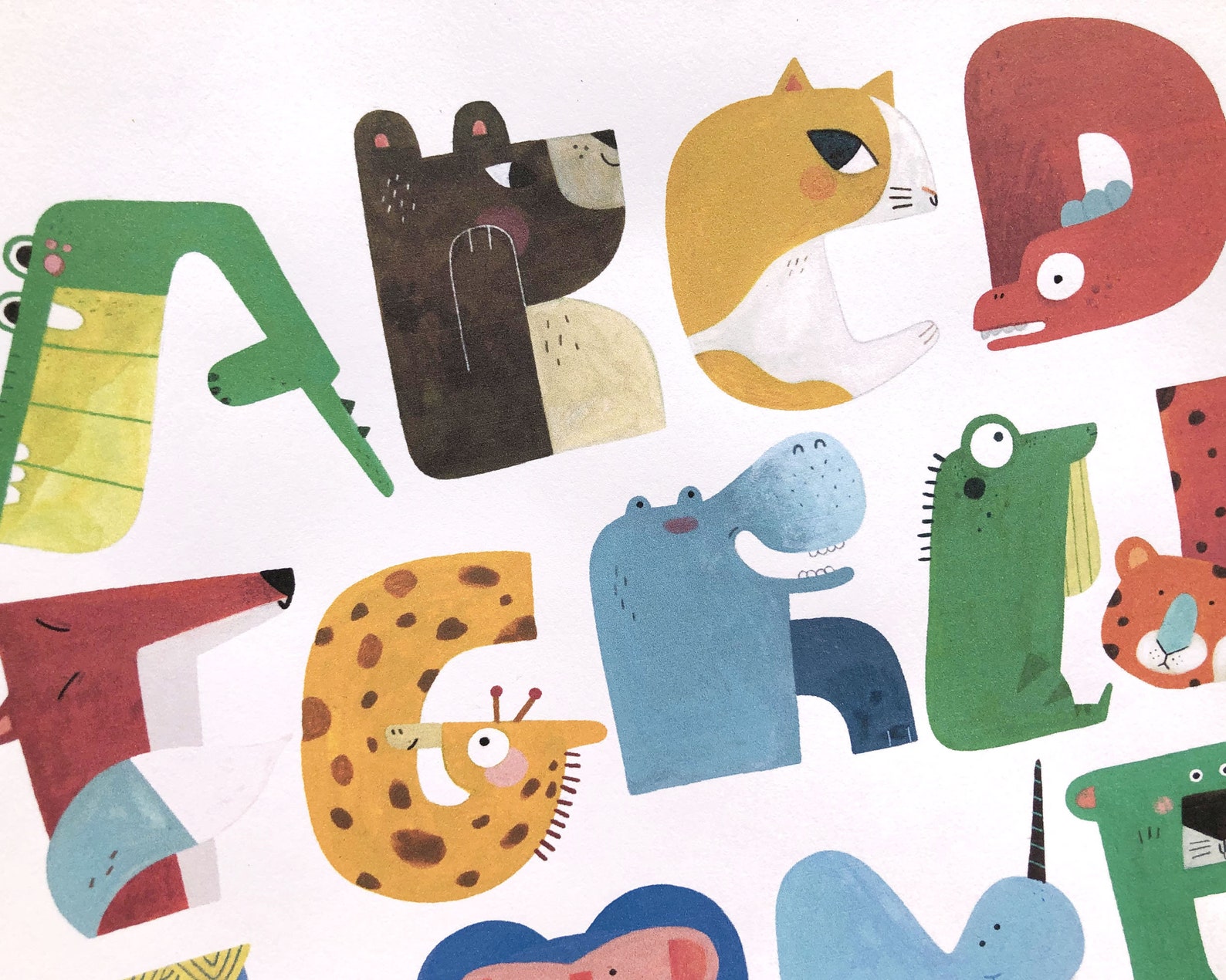 ABC Alphabet Poster 18x24 Inch - Etsy