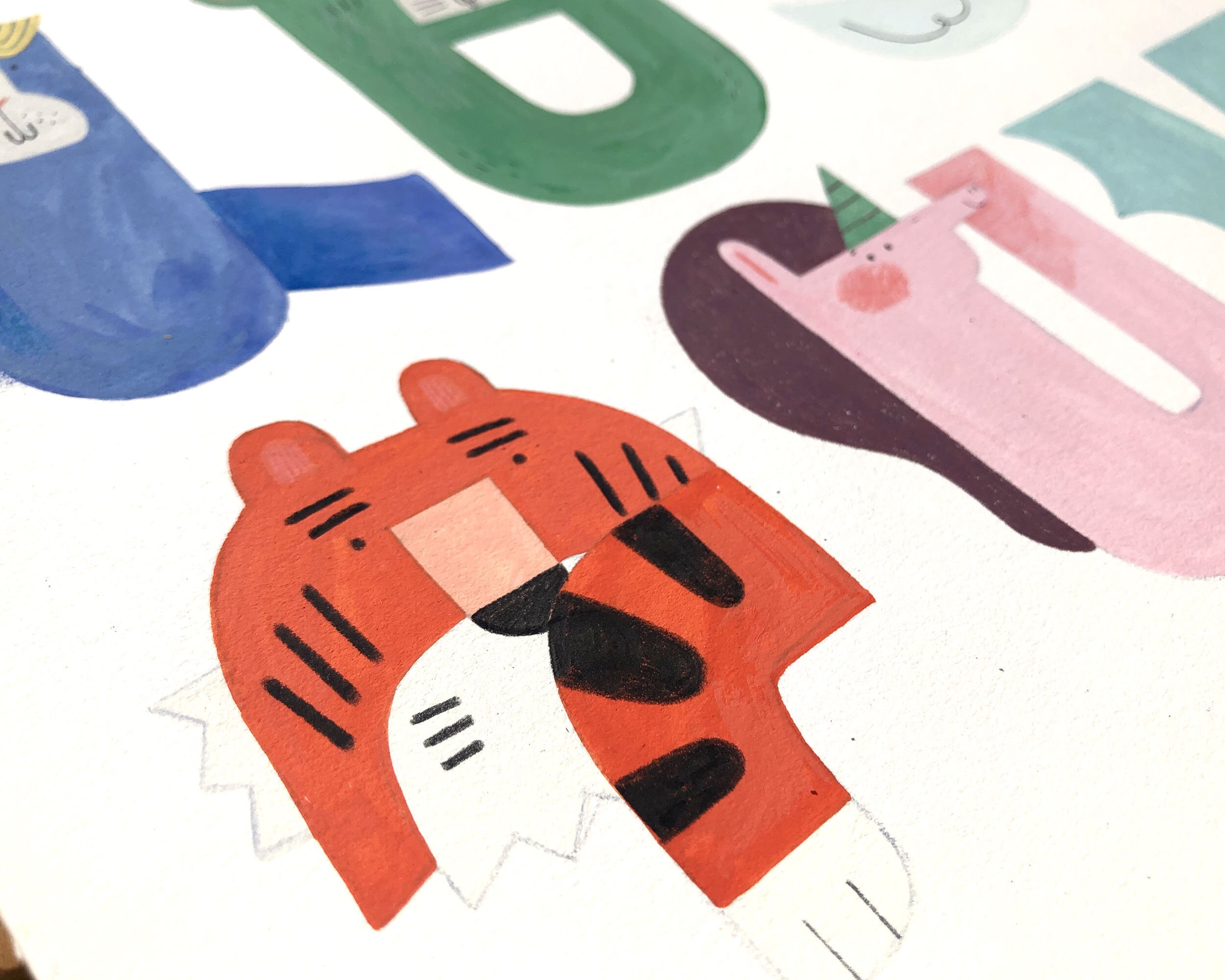 ABC Alphabet Poster 18x24 Inch - Etsy