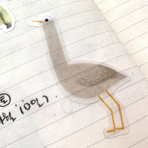 Swamp Animals Alligator Clear Sticker Sheet A6 Bullet Journal Planner ...