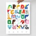 ABC Alphabet Poster 18x24 Inch - Etsy