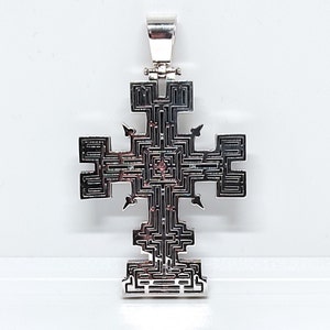 Traditional Syriac Orthodox Cross Silver 925/ Large Oriental Orthodox ...