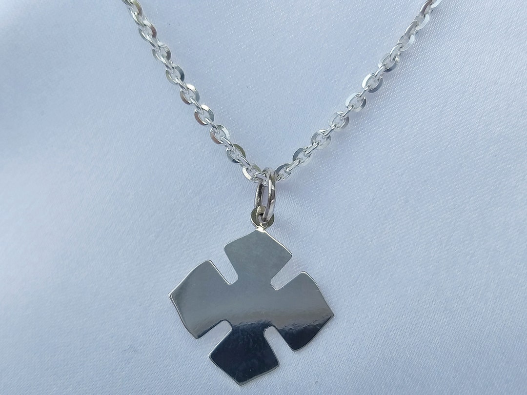Cross Pendant Necklace for Men and Women Silver 925/cross Amulet in ...