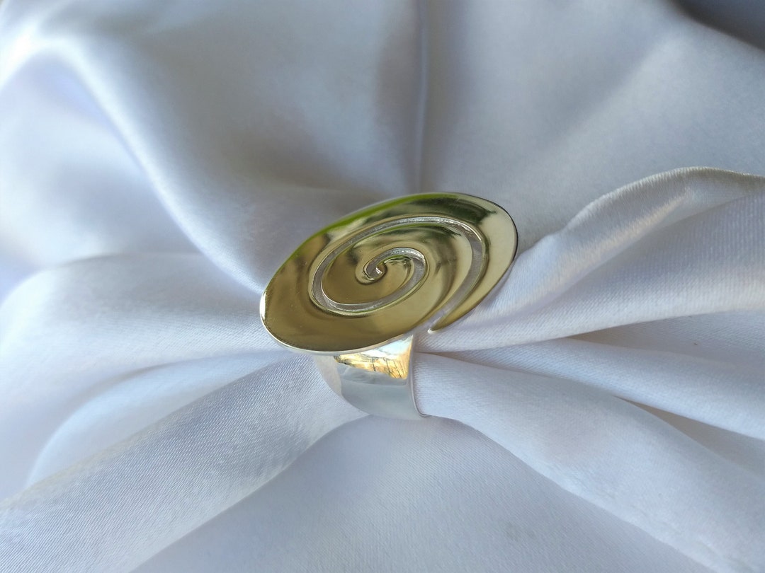 Ancient Greek Spiral Ring Sterling Silver 925/round Greek Mythology ...