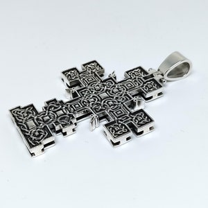 Traditional Syriac Orthodox Cross Silver 925/ Large Oriental Orthodox ...