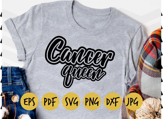 Cancer queen svg png dxfjpg eps pdf | Etsy