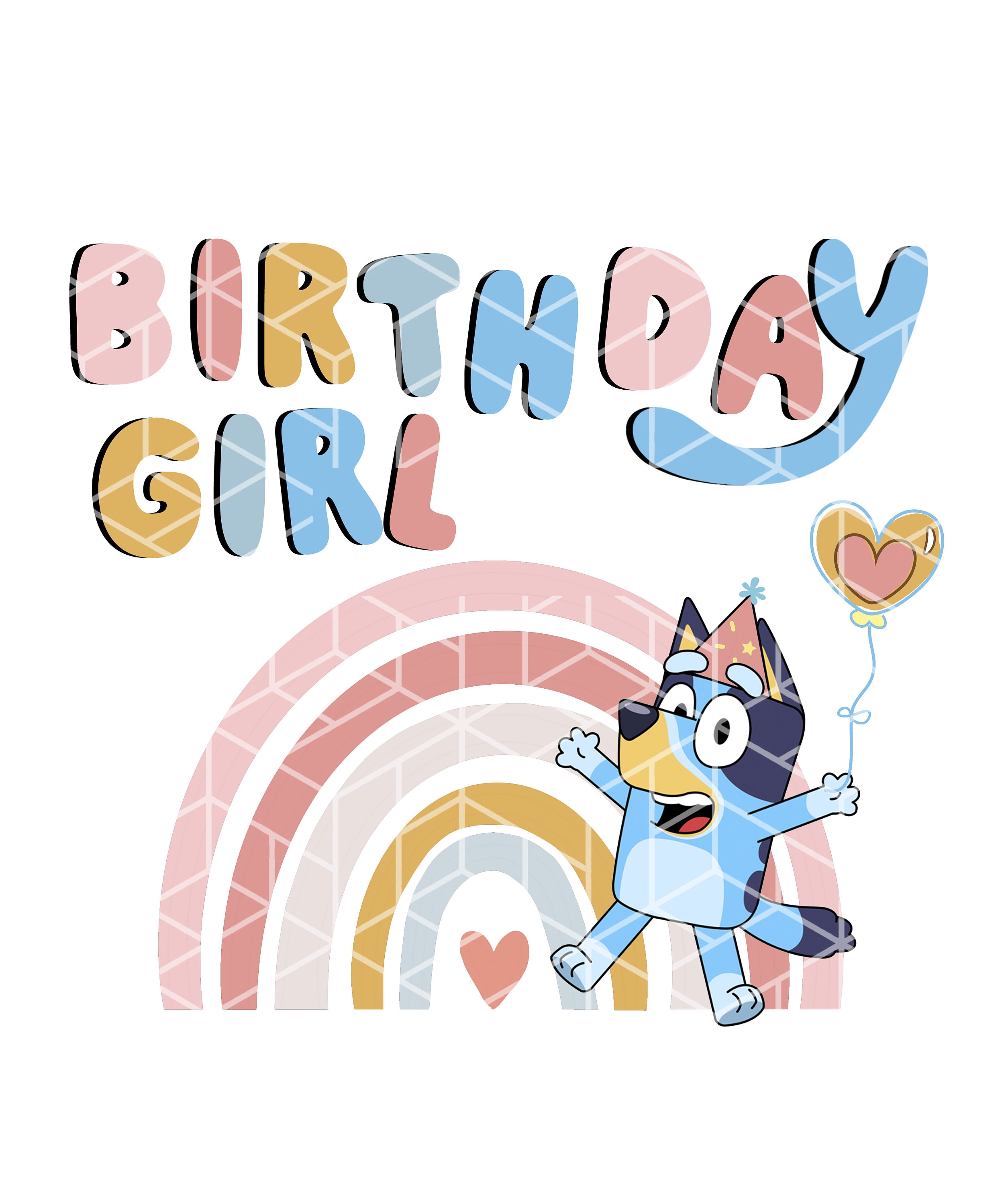 Bluey Birthday Girl Downloads Bluey Downloads Bluey Birthday - Etsy ...