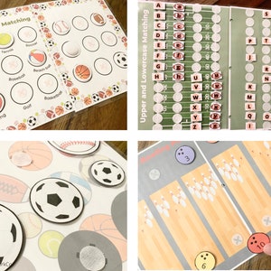 Learning Binder Printable Activities Sport Learning Binder Sport Busy ...