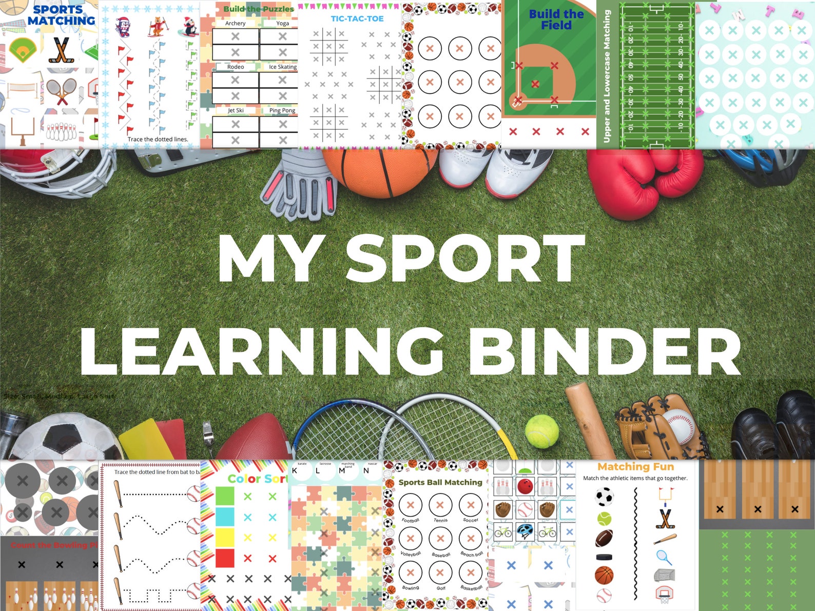 Learning Binder Printable Activities Sport Learning Binder Sport Busy ...
