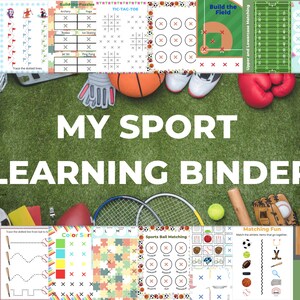 Learning Binder Printable Activities Sport Learning Binder Sport Busy ...