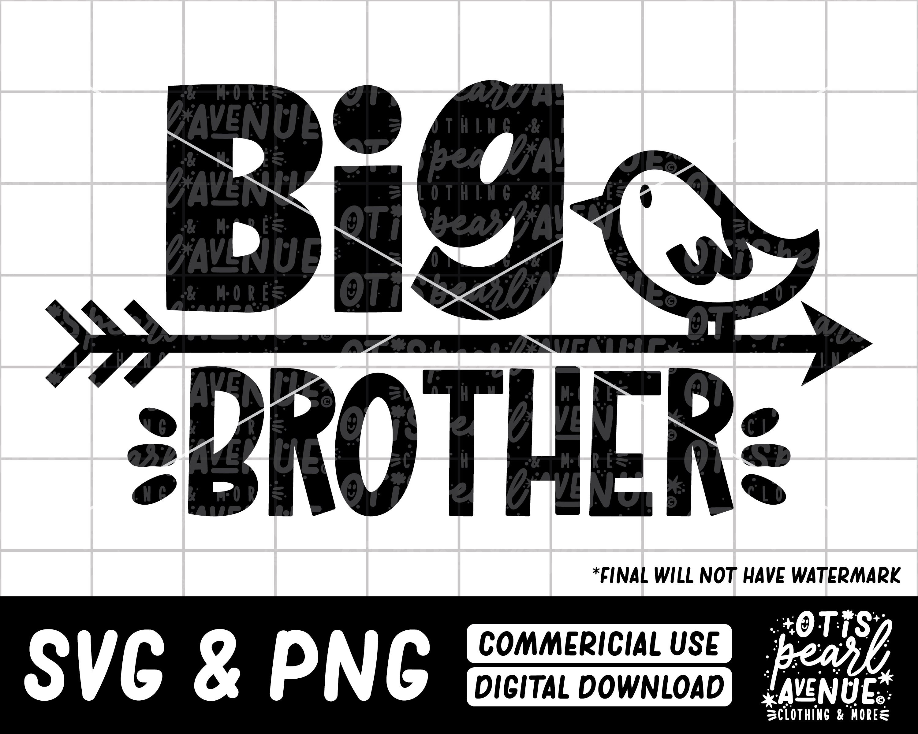Big Brother SVG PNG Big Brother Svg Brother Life Png | Etsy