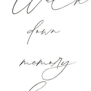 Walk Down Memory Lane Template for Wedding - Etsy