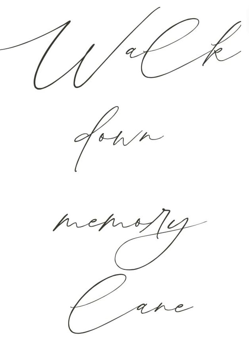 Walk Down Memory Lane Template for Wedding - Etsy