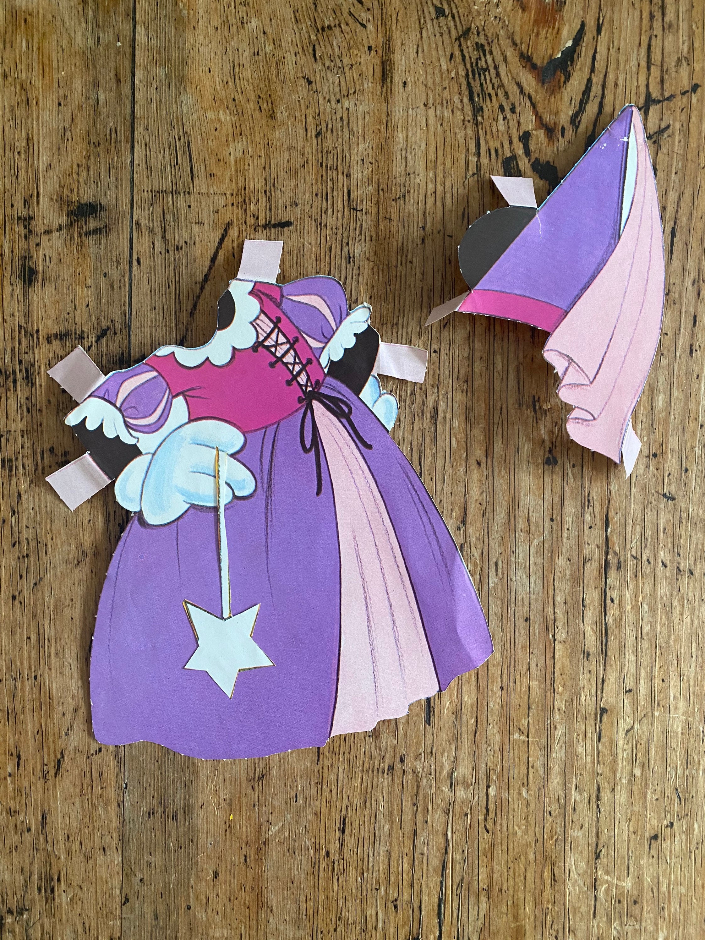 Vintage C1983 Mickey & Minnie Mouse Paper Dolls - Etsy