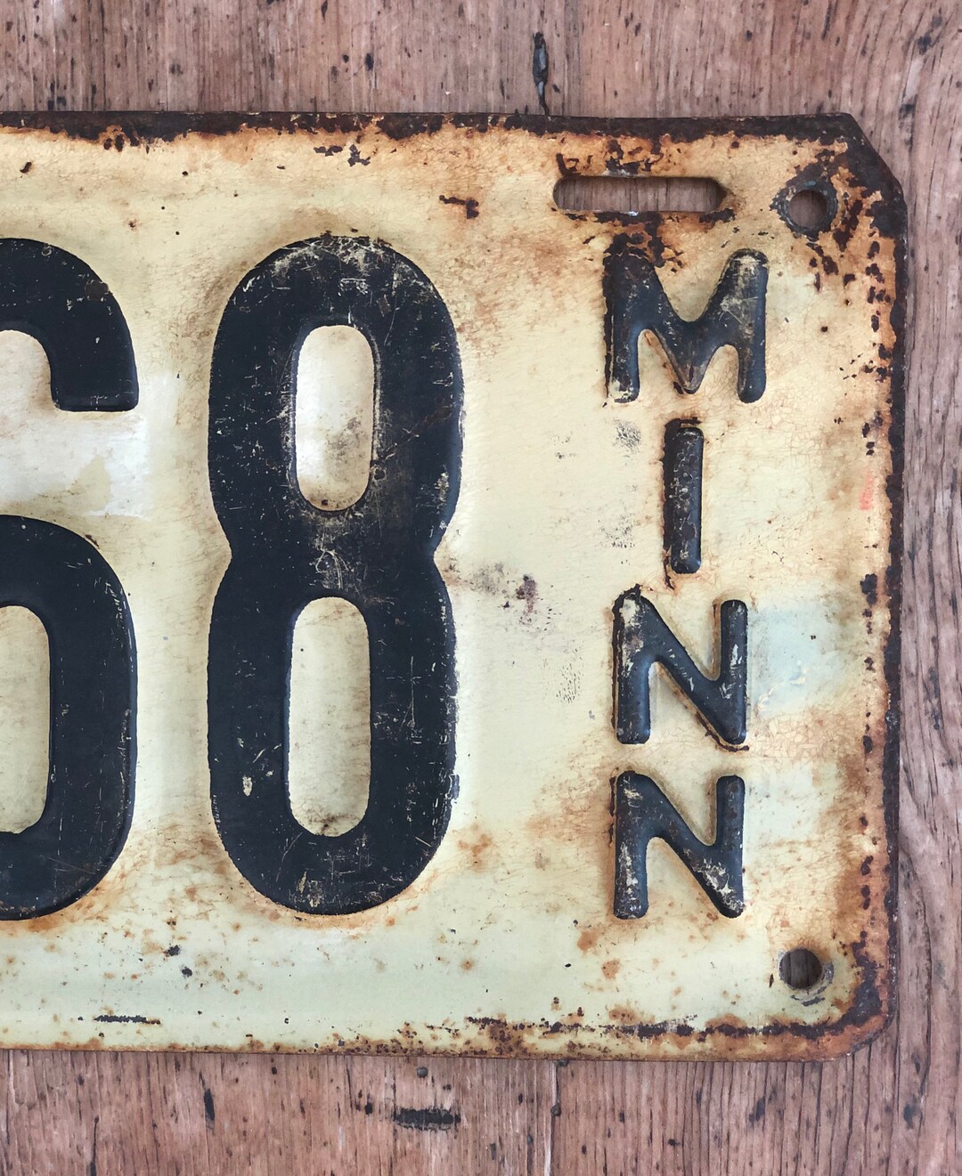 Vintage C1922 Minnesota License Plate A18-368 - Etsy
