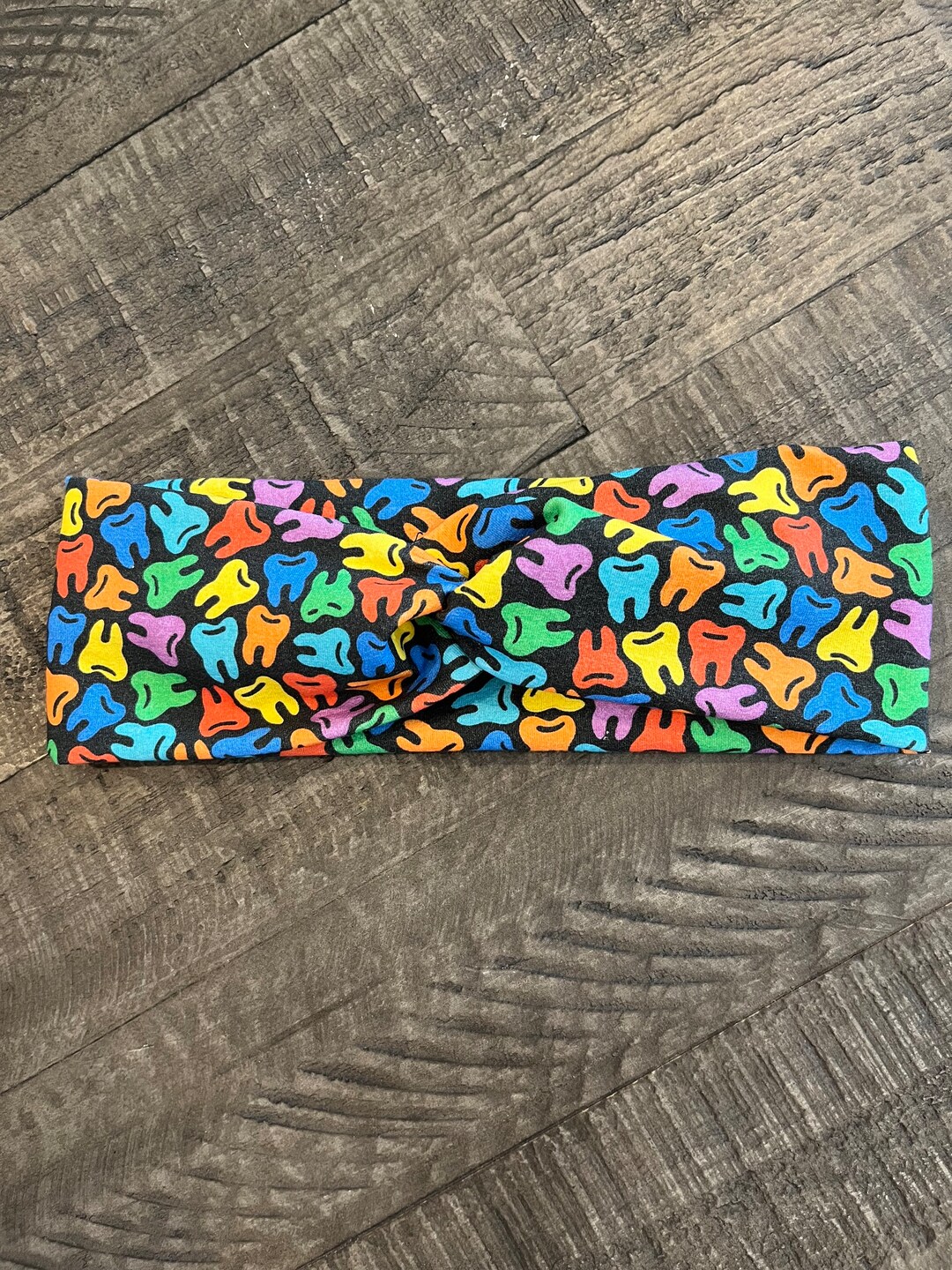 TINY MOLARS Knot Headband, Tooth Headband, Wide Style No Slip Headband ...
