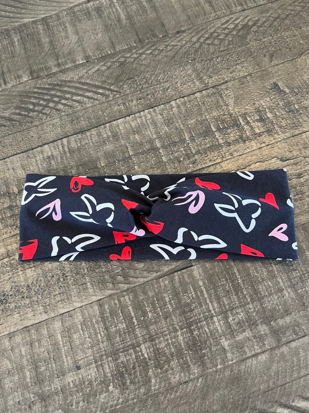 SCRIBBLE TEETH Knot Dental Headband, Wide Dental Headband With Button ...