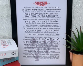 Stranger things poster - Etsy UK