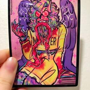 Creepy Kawaii Mothman Dib Sticker 3.1X4 - Etsy