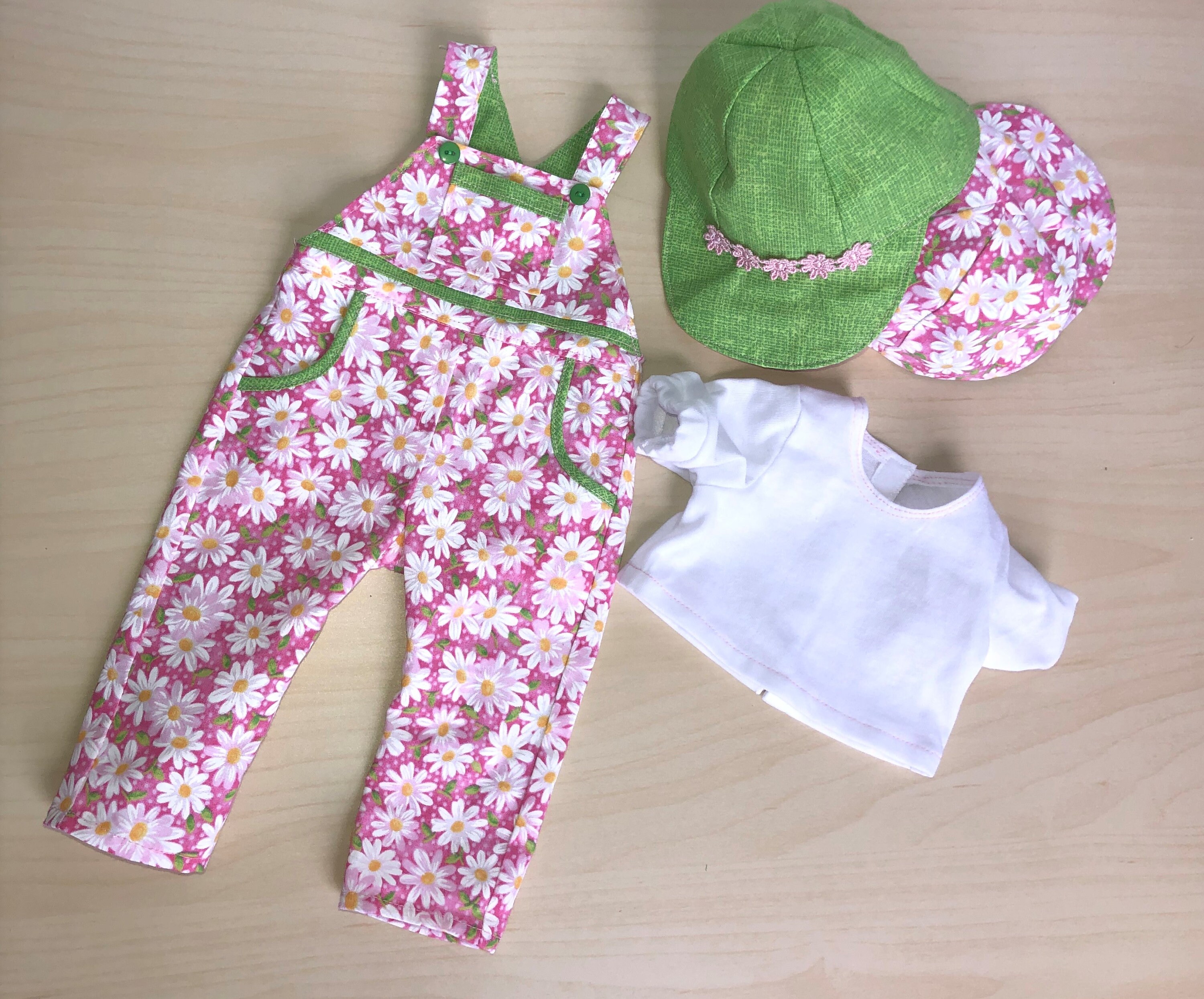 Flowery Overall With Hat - Etsy