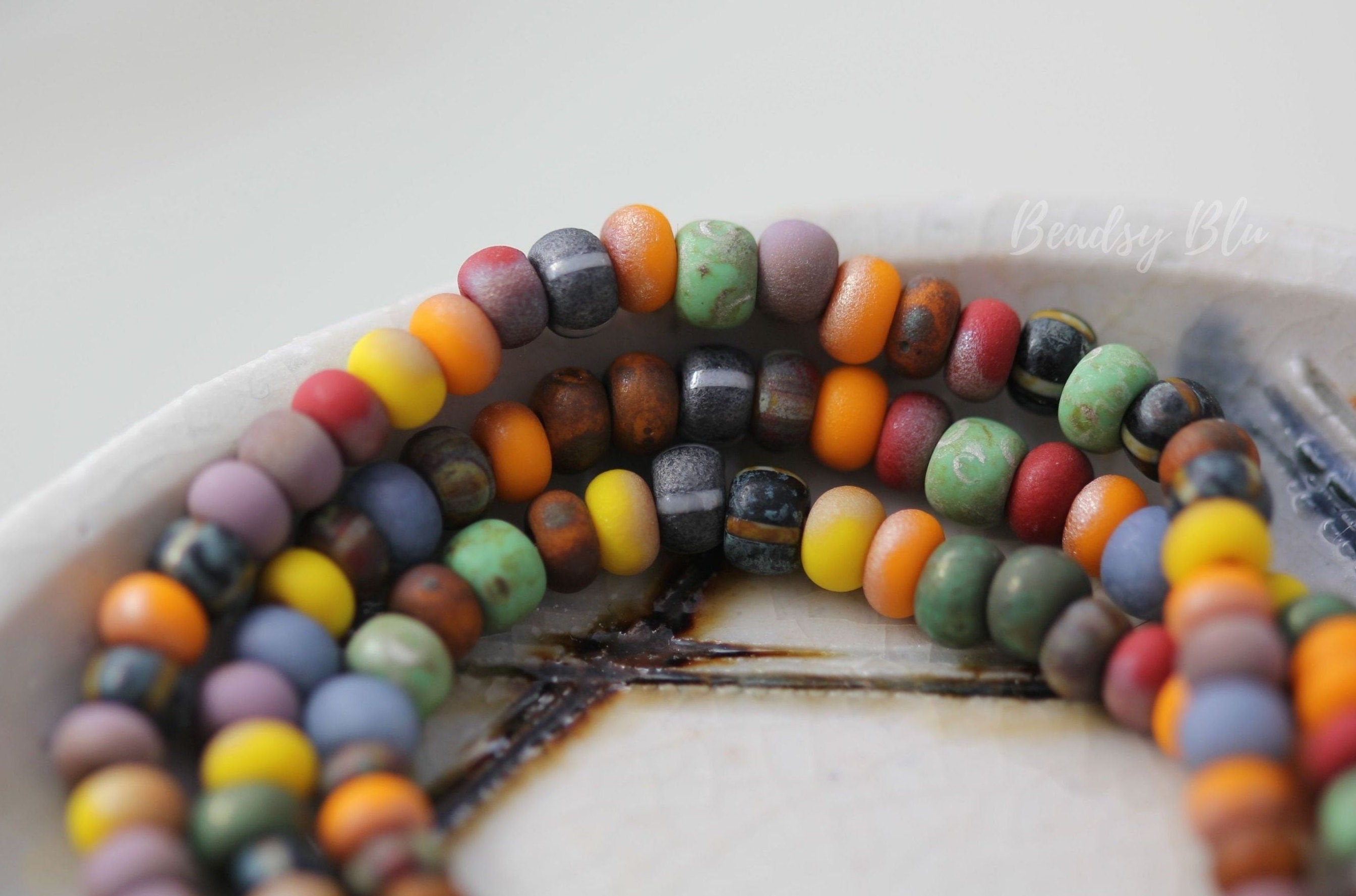 Matte Sweet Corn 5/0 Aged Picasso Seed Beads Mix Premium - Etsy Australia