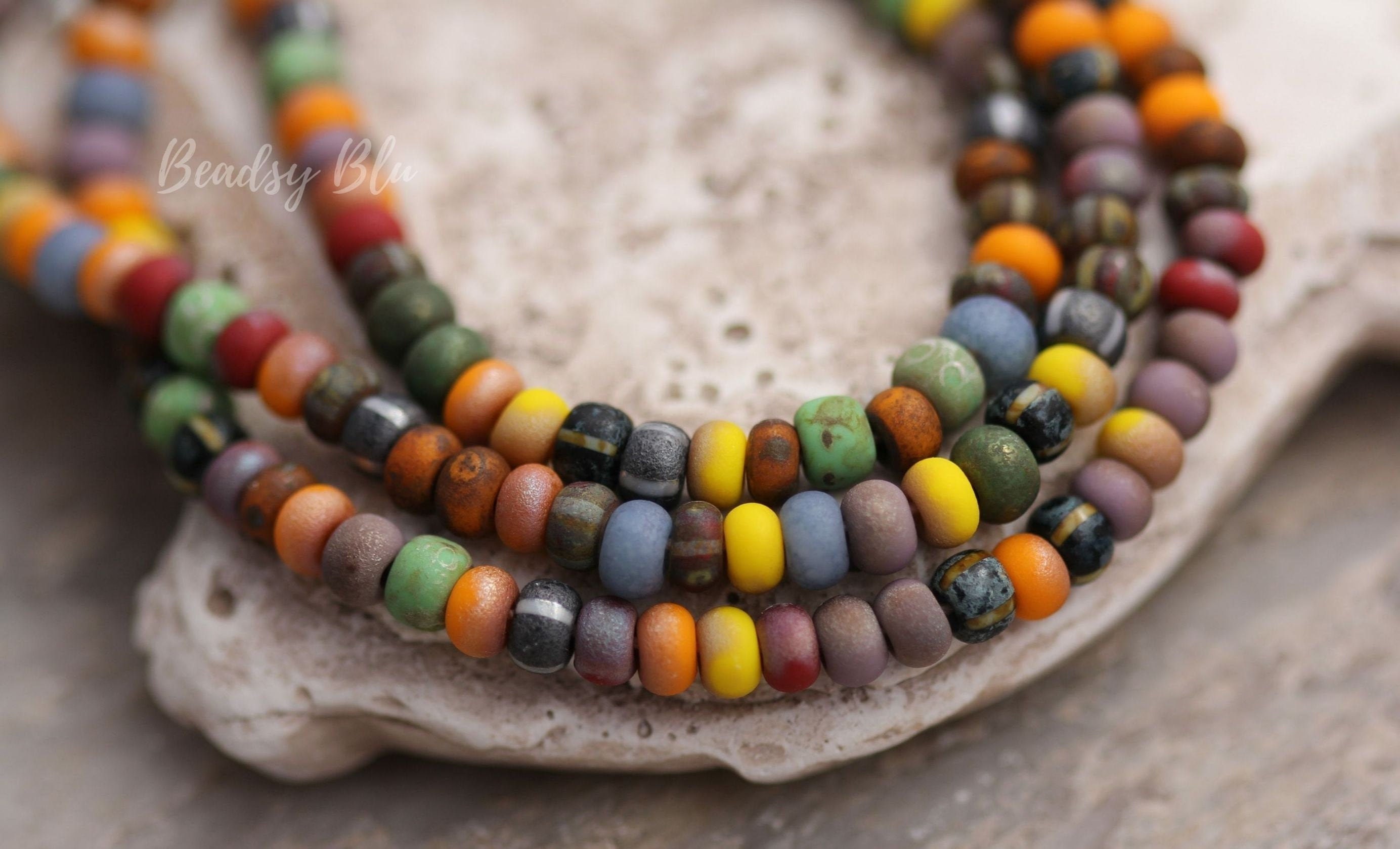 Matte Sweet Corn 5/0 Aged Picasso Seed Beads Mix Premium - Etsy Australia