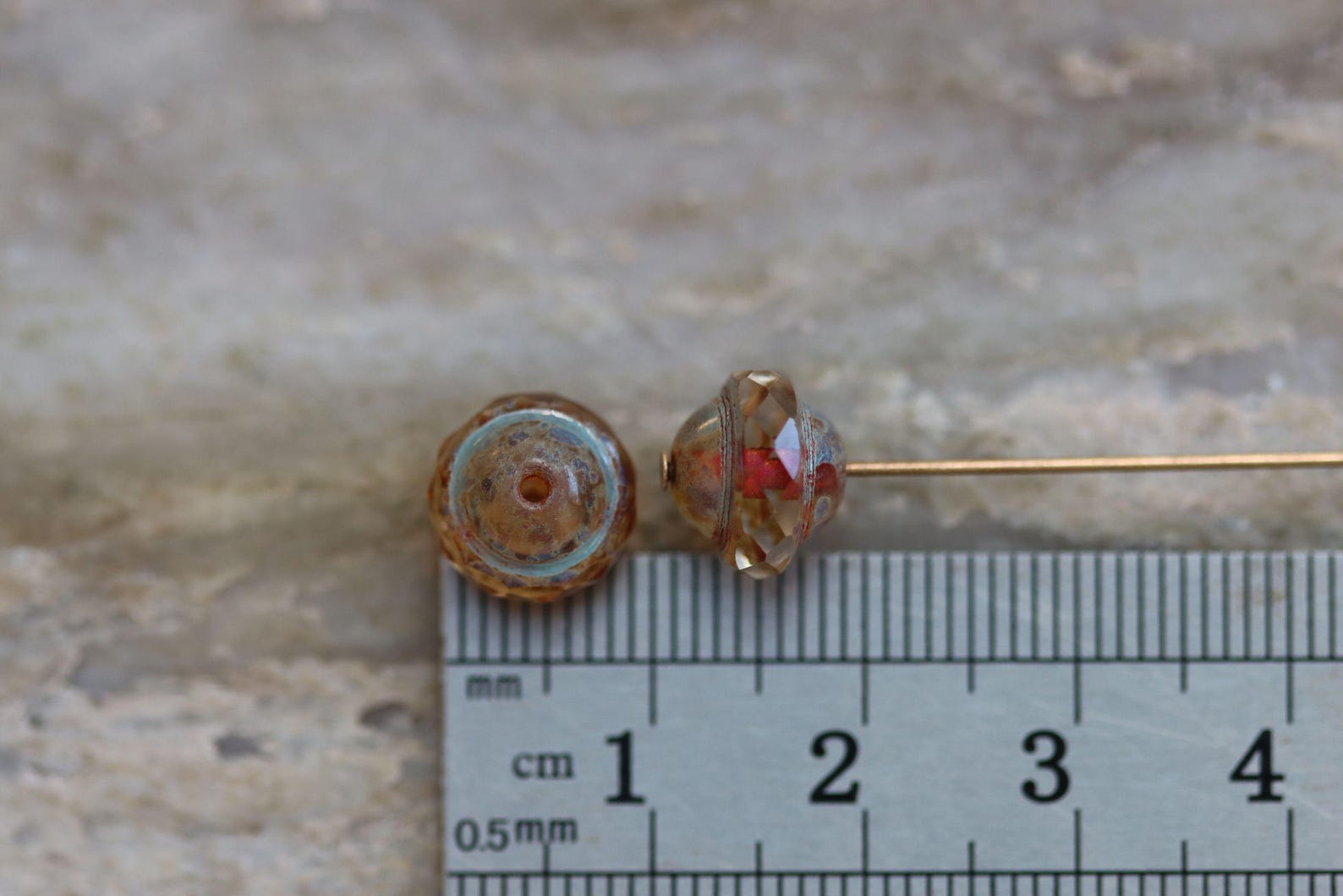 Crystal Picasso Saturn Czech Glass Beads 8x10mm, 10 Beads - Etsy