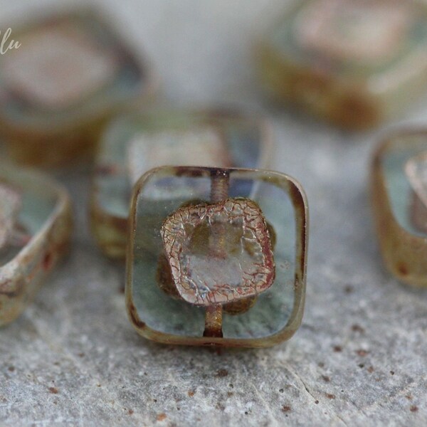 Czech Tile Beads - Etsy