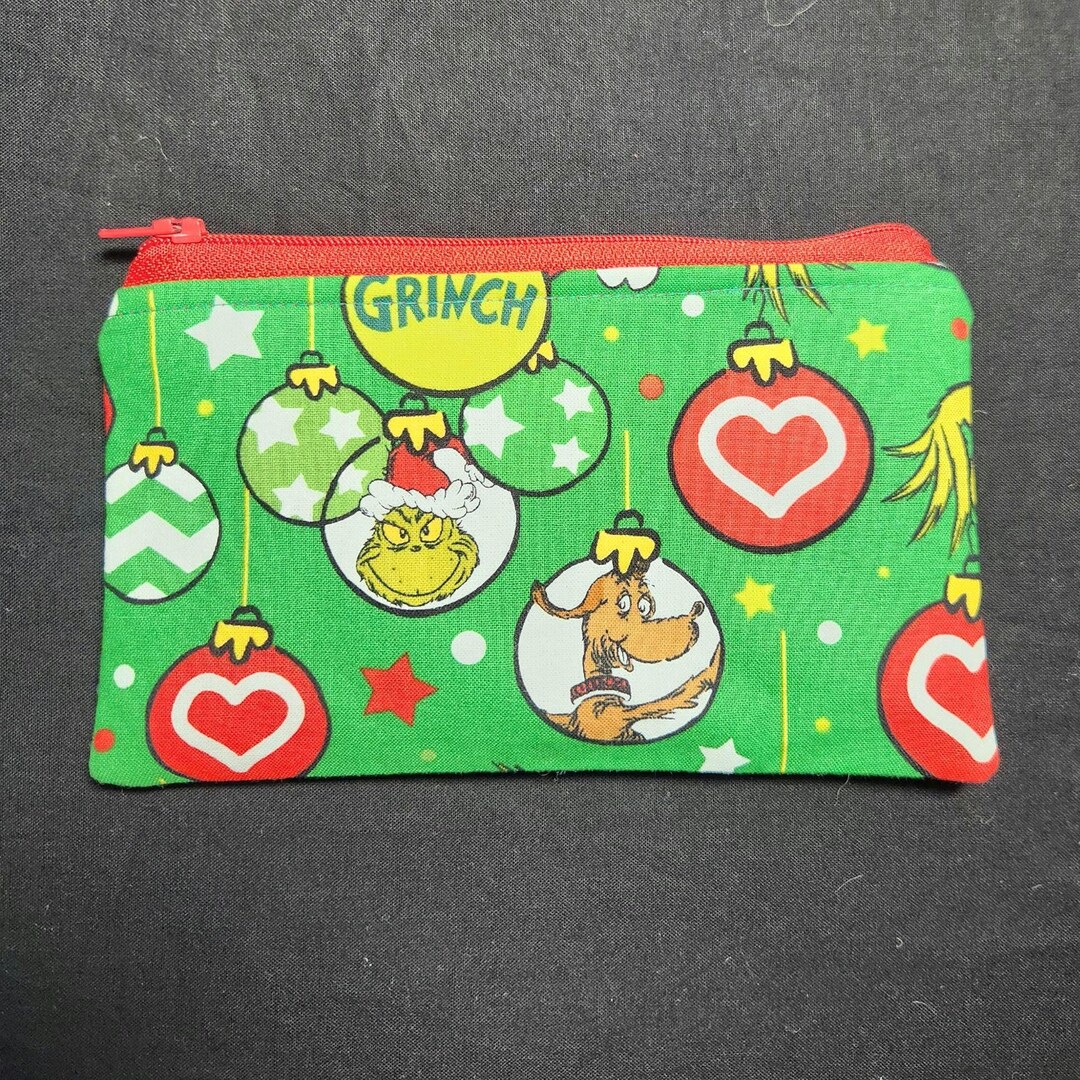 Grinch Zippered Small Wallet - Etsy