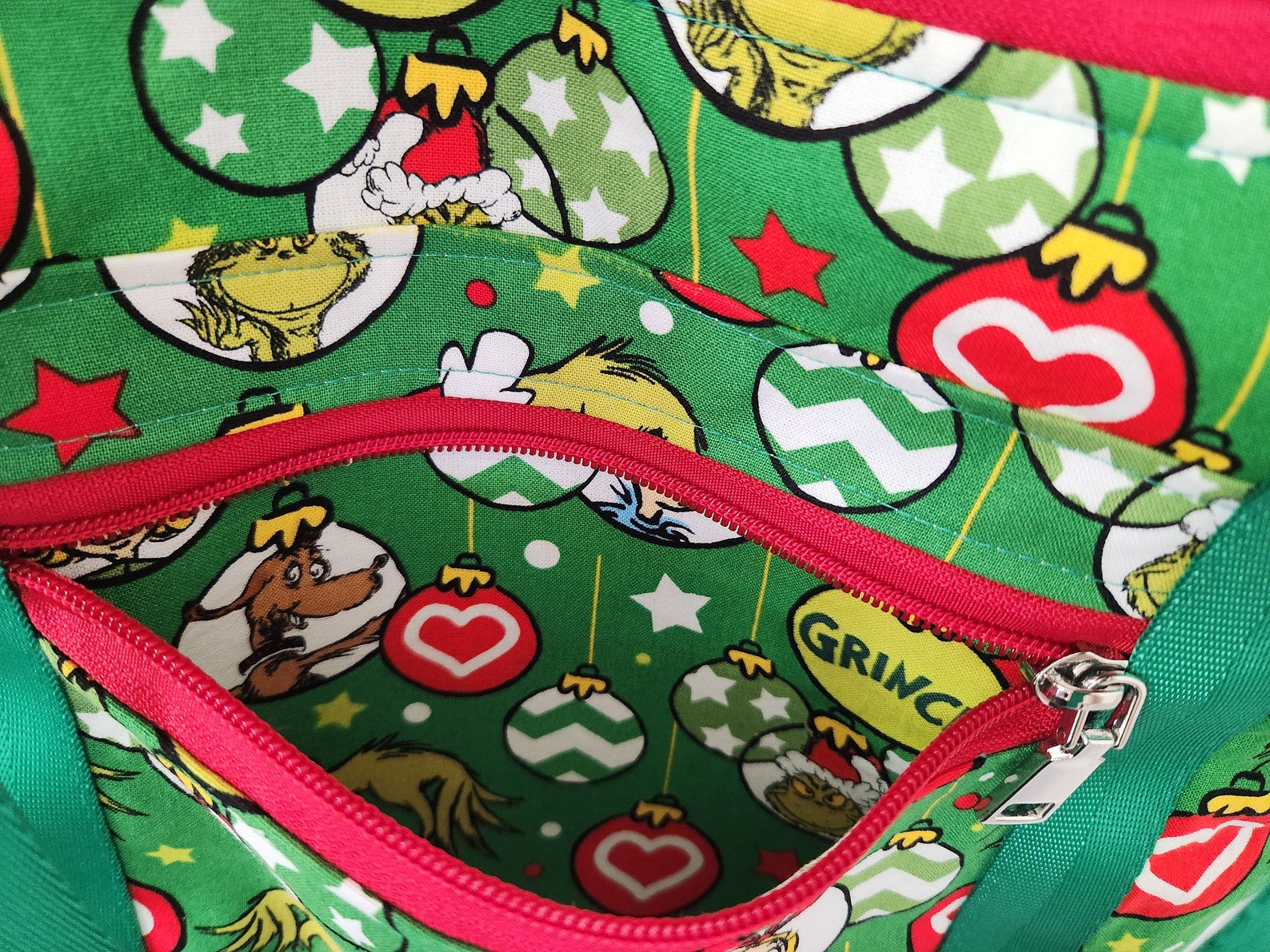 The Grinch and Friends Zippered Convertible Crossbody and Tote Bag - Etsy