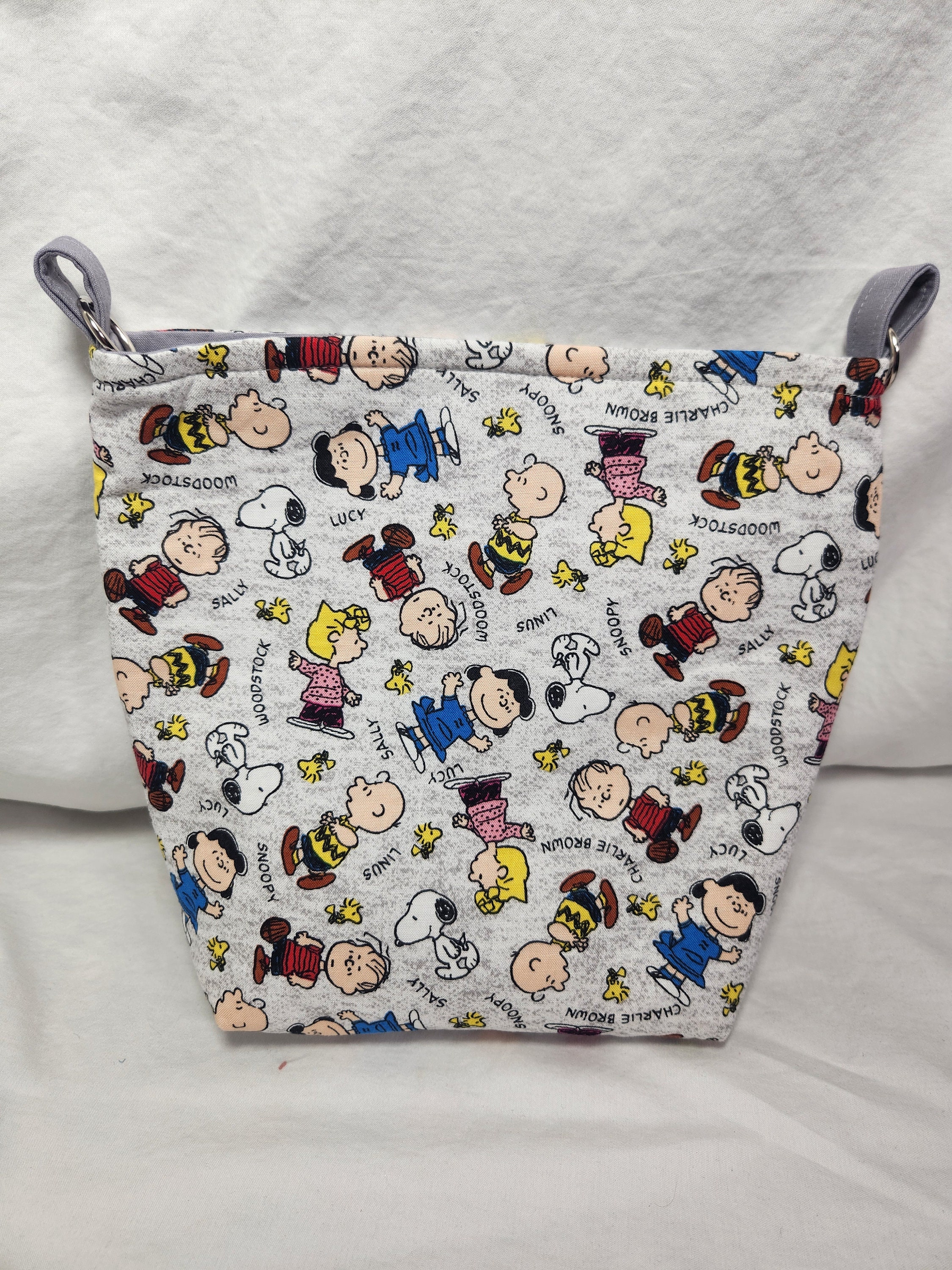 Gray Charlie Brown and Friends Crossbody Bag With Adjustable Strap - Etsy