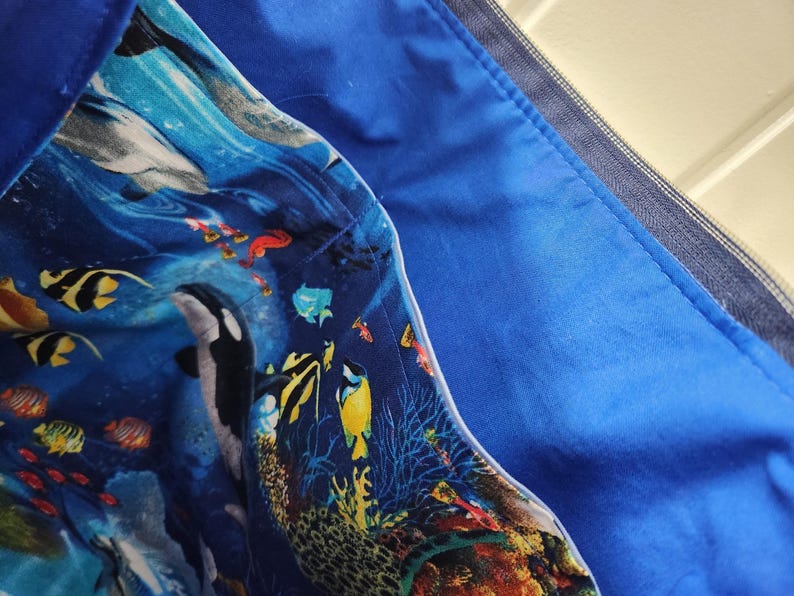 Dolphin and Orca Zippered Convertible Crossbody and Tote Bag - Etsy