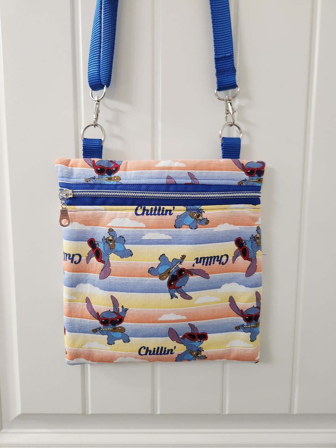 Stitch Crossbody Bag With Adjustable Strap - Etsy