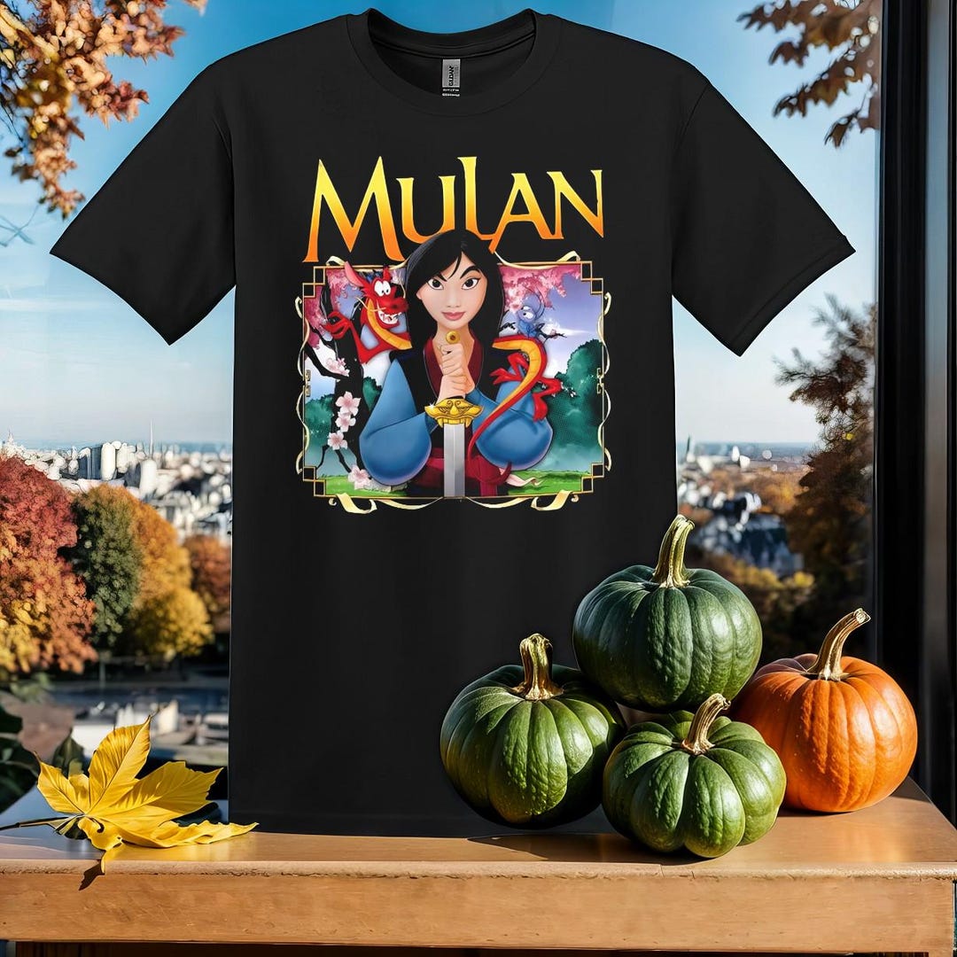 Vintage Princess Mulan Squad Team T-shirt Tshirt T Shirt Hoodie Unisex Men Women Kids (S-5XL ...