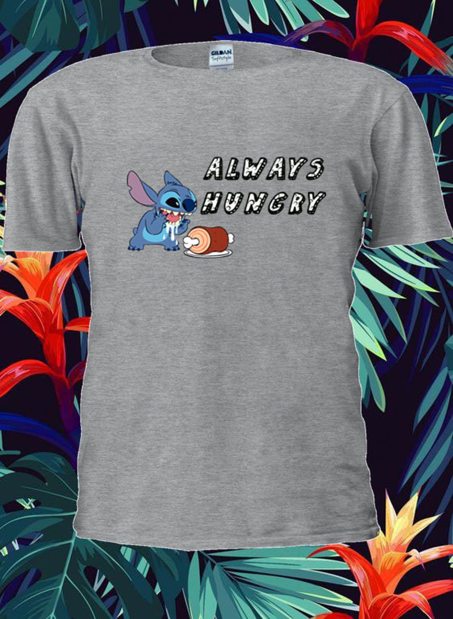Disney Stitch Always Hungry Quotes Ohana Means Family Gift - Etsy