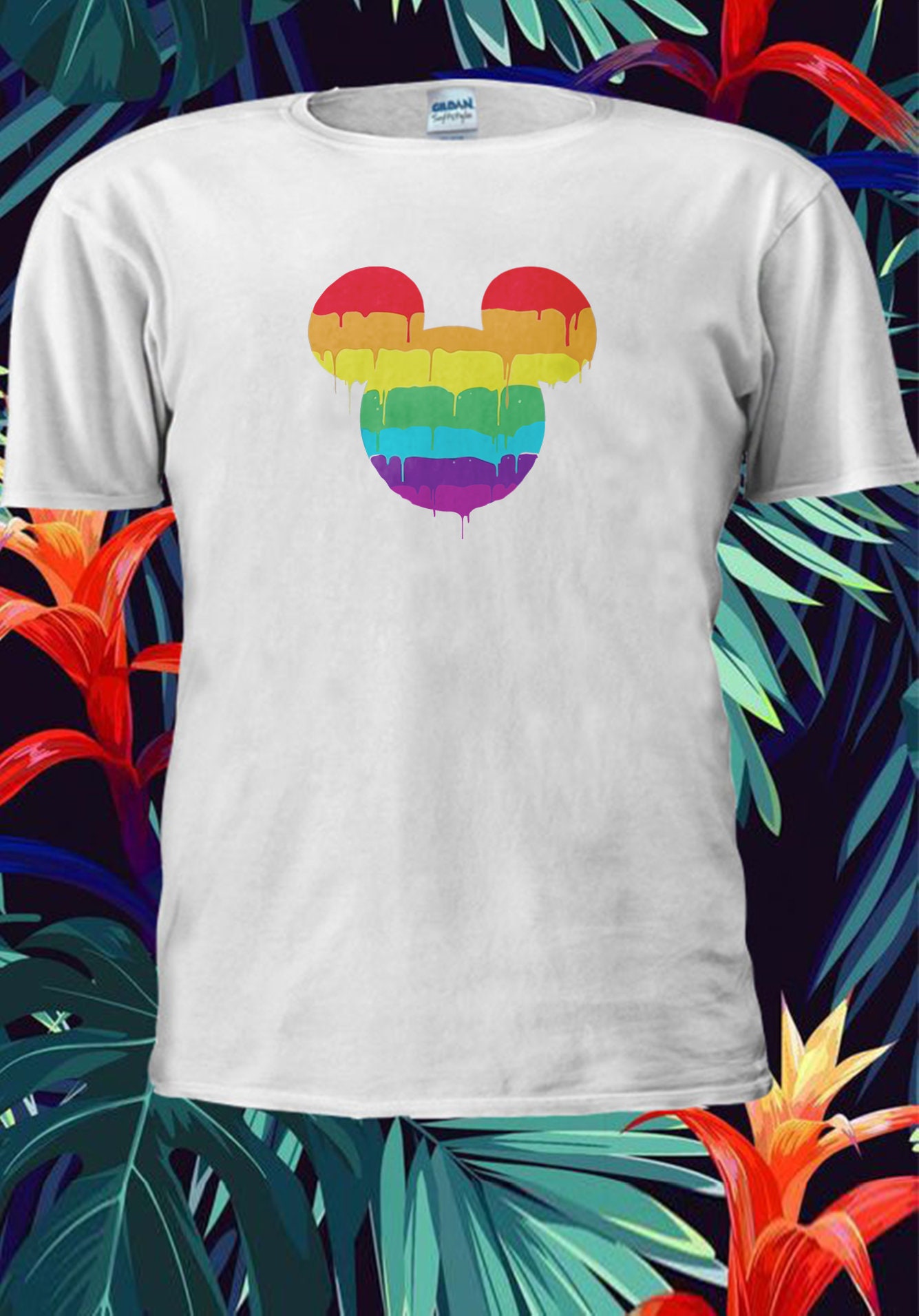 Disney Mickey Minnie Mouse Gay Pride Rainbow LGBT Best Gift | Etsy UK