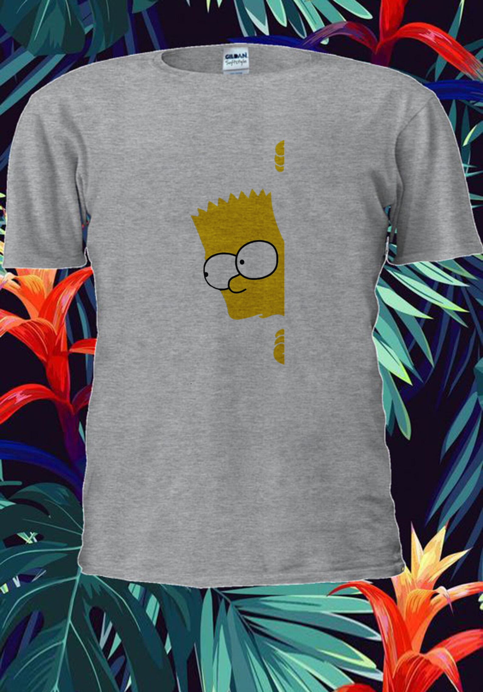 Bart the Simpsons Lovers Movie Funny Cool Tshirt Top Men Women Ladies ...