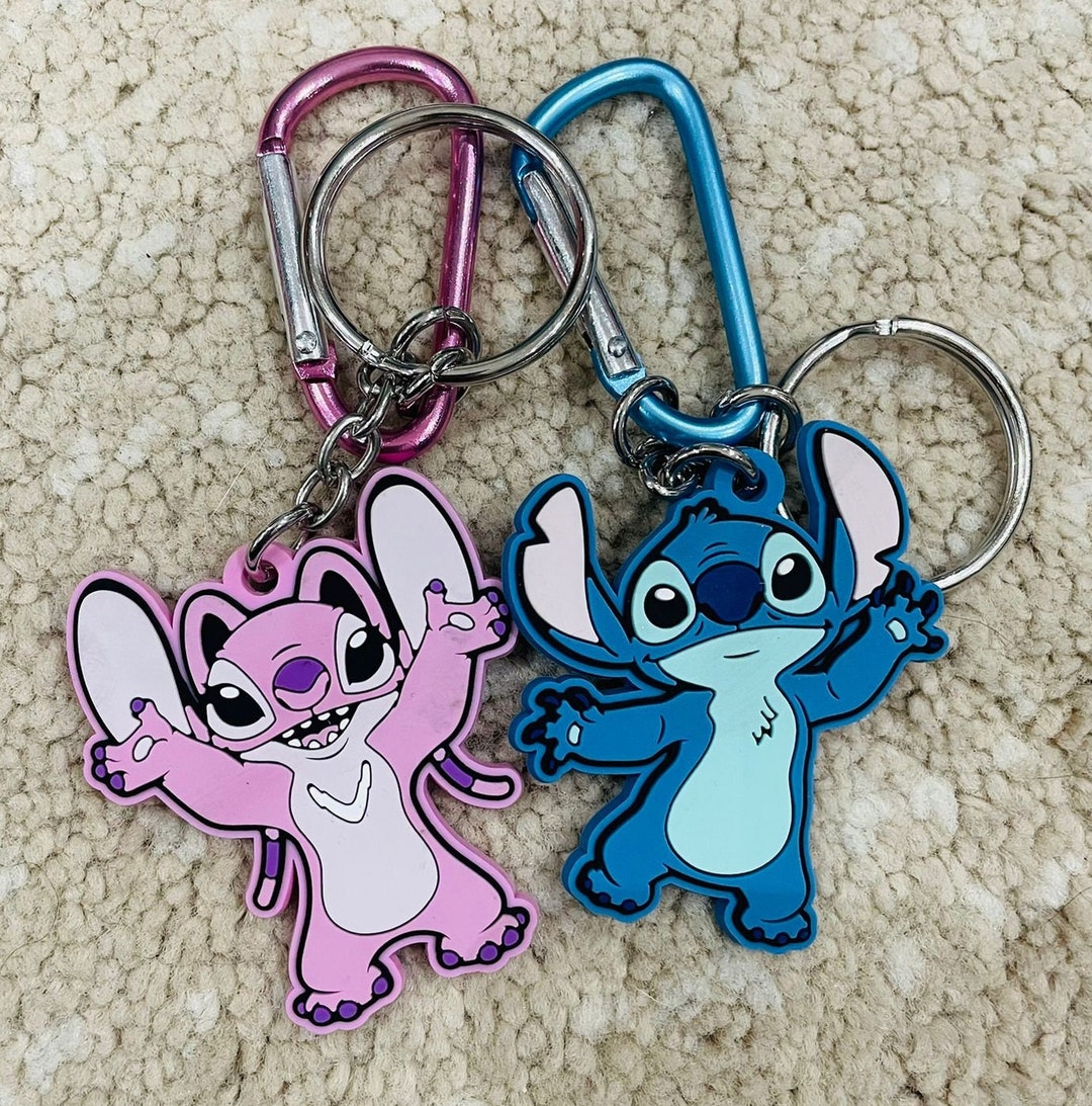 Official Disney Lilo & Stitch Angel Key Chain - Etsy UK