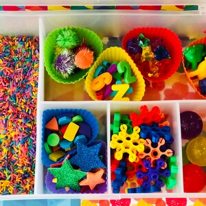 Matching Colors Sensory Bin (large) - Etsy