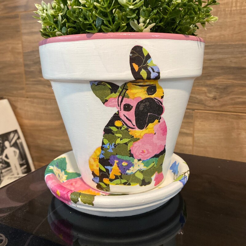 French Flower Pot - Etsy