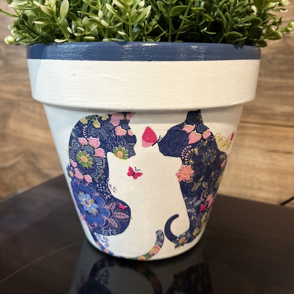 Decoupage Cat - Etsy
