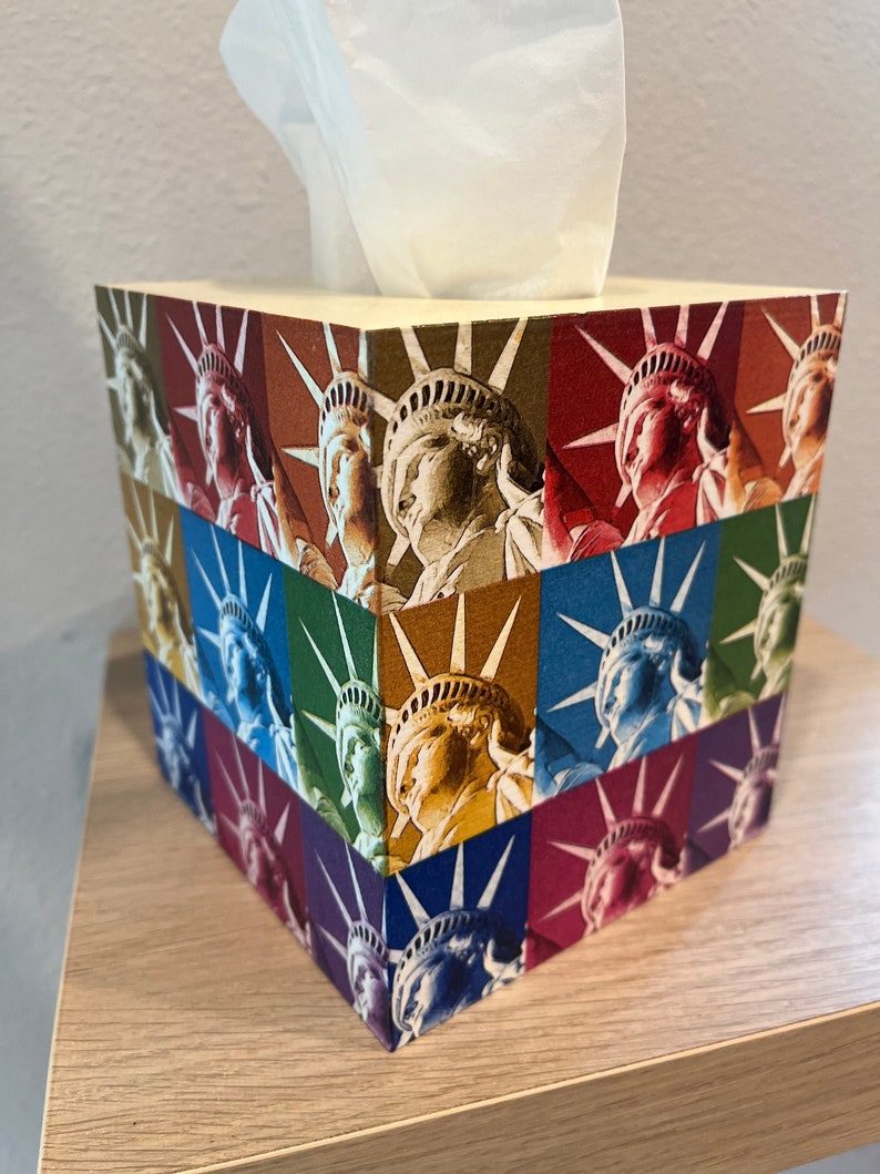 Statue of Liberty Tissue Box Cover - Etsy