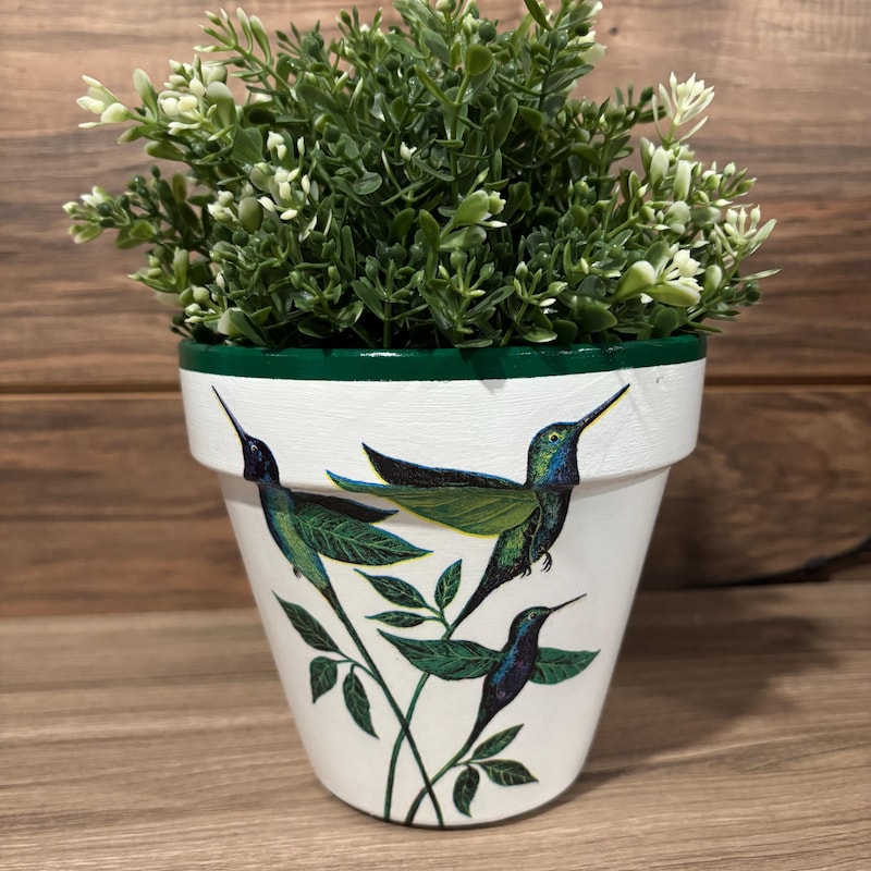 Decorated Pot - Etsy