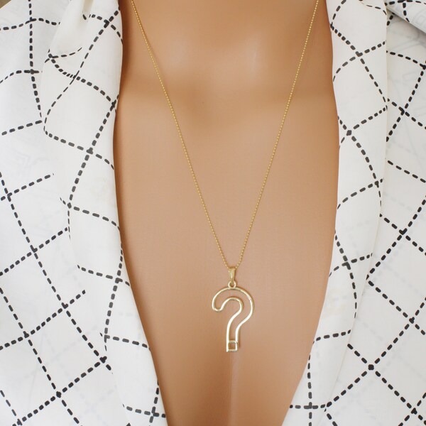 Question Mark Necklace - Etsy UK