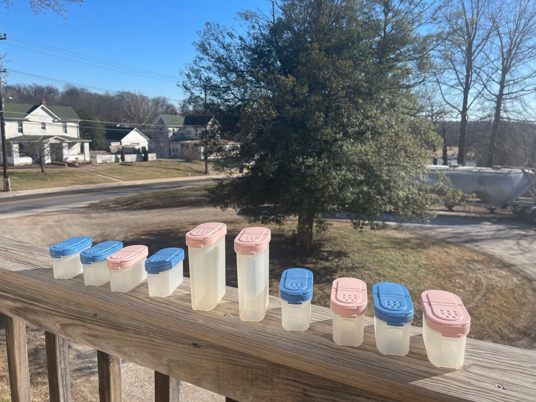 Set of 10 Tupperware Spice Containers, Modular Mates - Etsy