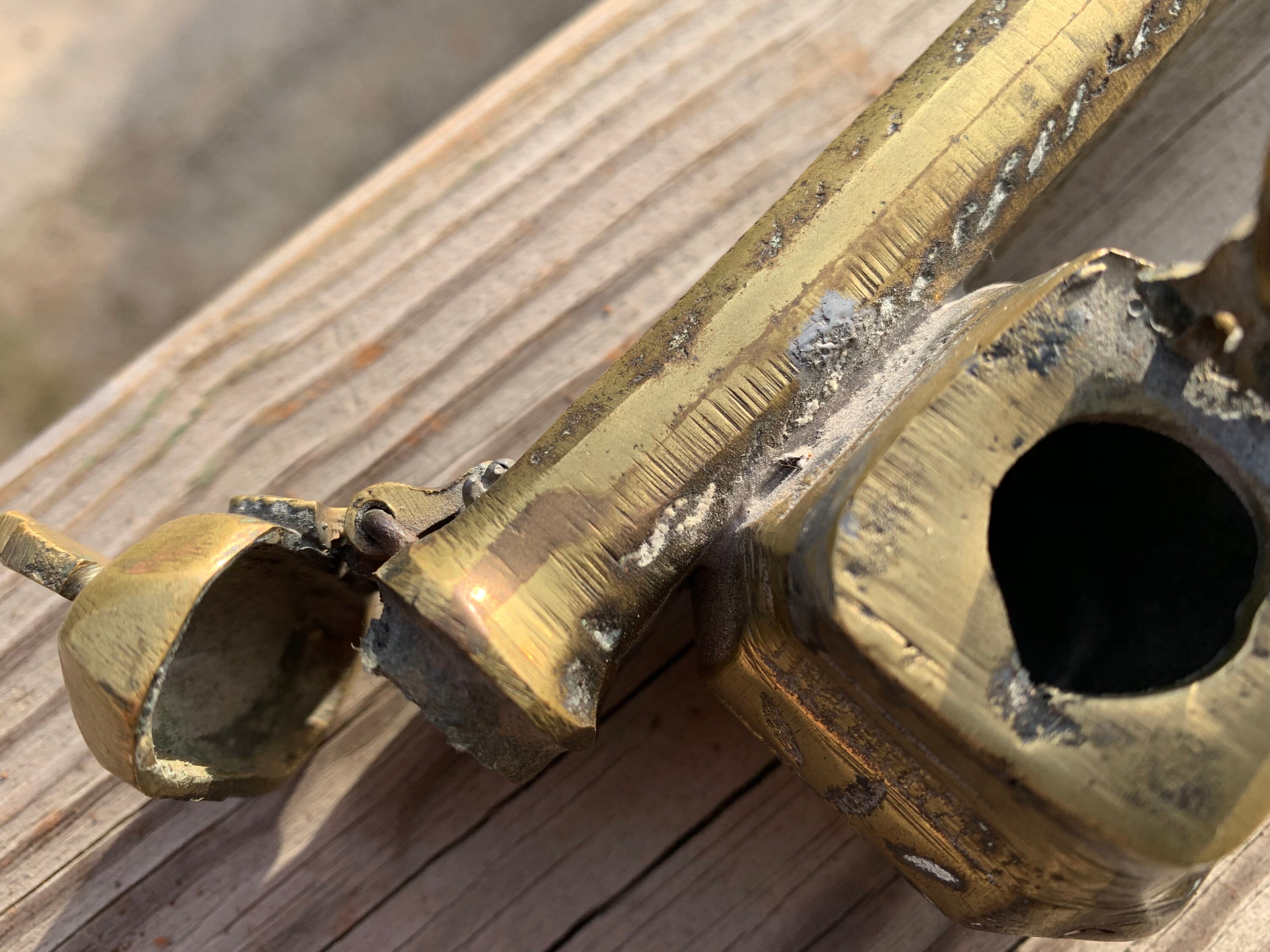 Antique Brass Quill Pen Holder Inkwell Traveler - Etsy UK