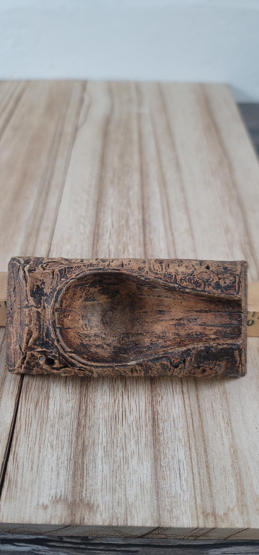 Rustic Faux Log Single Pipe Rest - Etsy